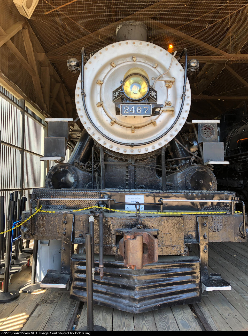 SP 2467 - Sacremento & Southern train shed